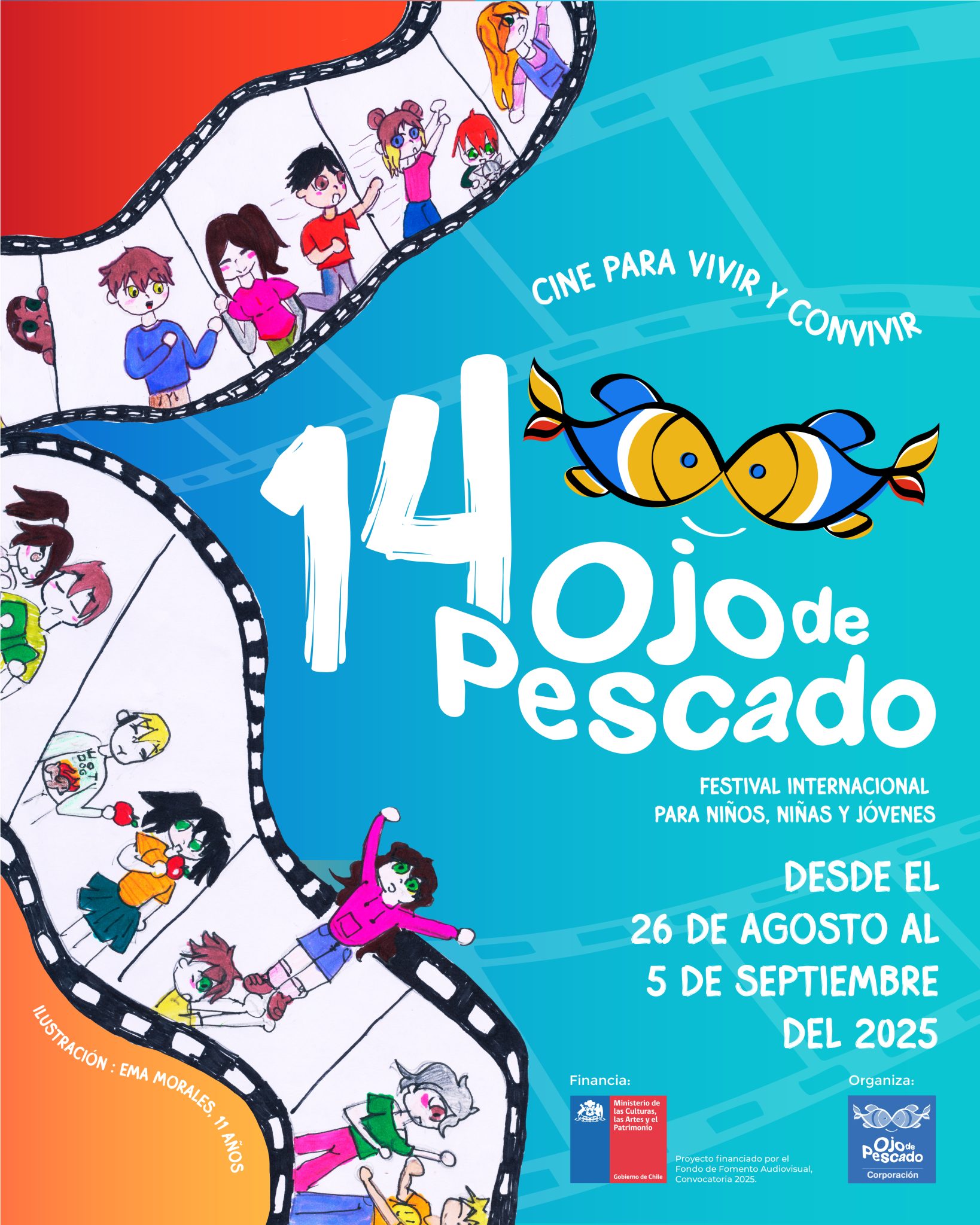 ¡Cine para vivir y convivir!: afiche oficial de Ojo de Pescado – Ojo de ...